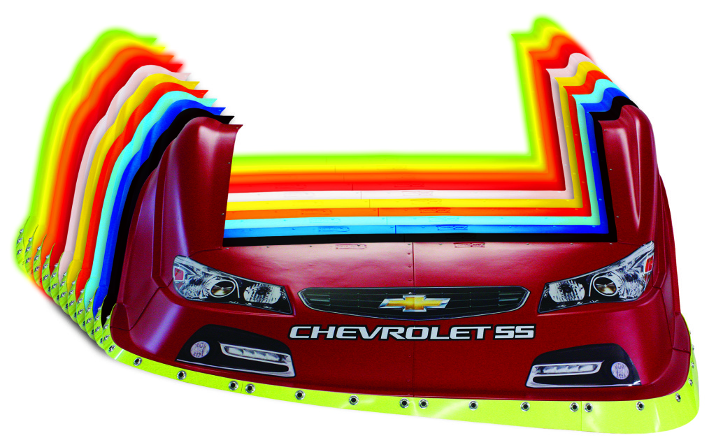 Corvette Dirt Late Model Nose Fivestar NextGen 2 Nose Mustang
